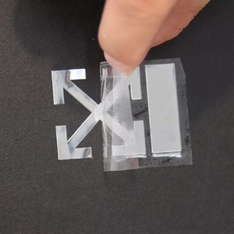 Custom 3D Metal Transfer Sticker Metallic Logo Label Sticker