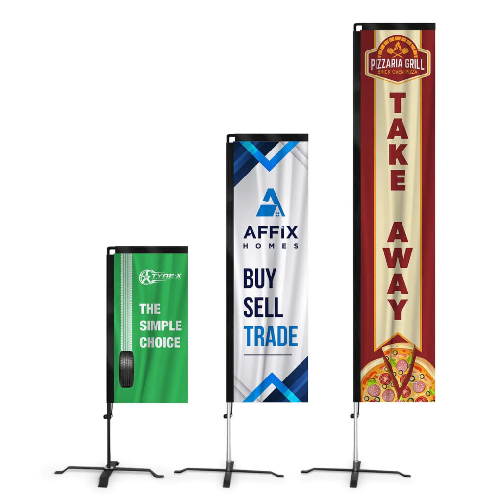 Rectangular Flags & Banners – Custom Beach Flags Factory
