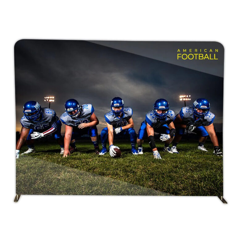 Straight Tension Fabric Backdrop Media Wall for Events