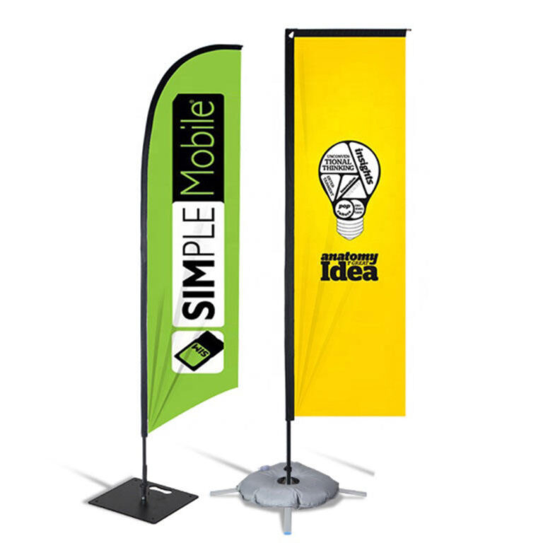 Custom Feather Flag Banners Advertising Beach Flag Wholesale