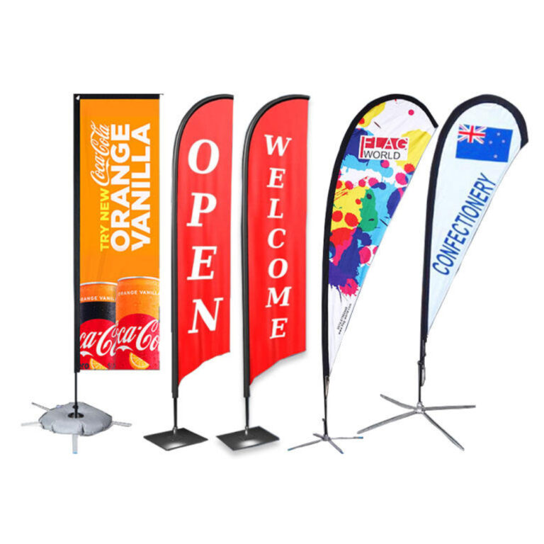 Custom Feather Flag Banners Advertising Beach Flag Wholesale