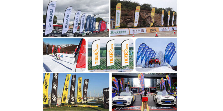 Custom Feather Flags Australia Queensland Beach Banners